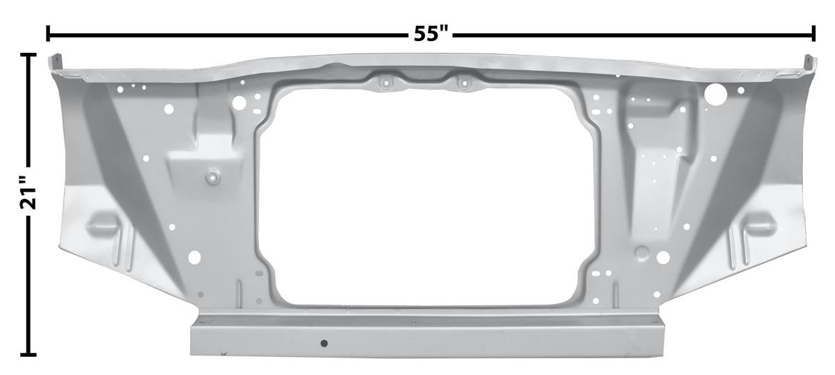 1966-67 Chevrolet Nova Radiator Support - Dynacorn 1639WT - Classic ...
