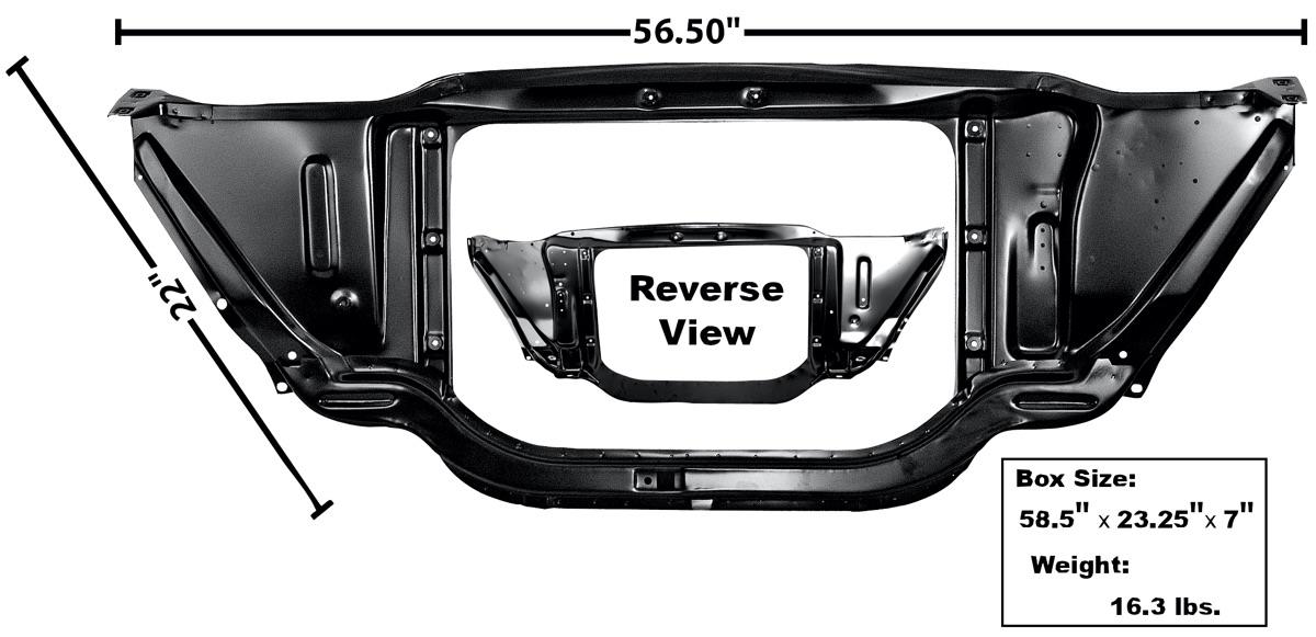 1962 Chevrolet Impala Radiator Support - Dynacorn 1700ID - Classic Body ...
