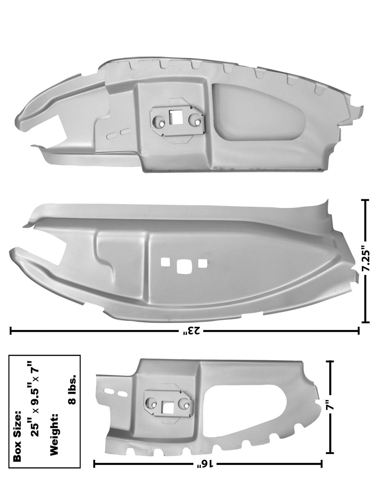 1969-70 Ford Mustang B Pillar Set Fastback - Dynacorn 3644CWT - Classic ...