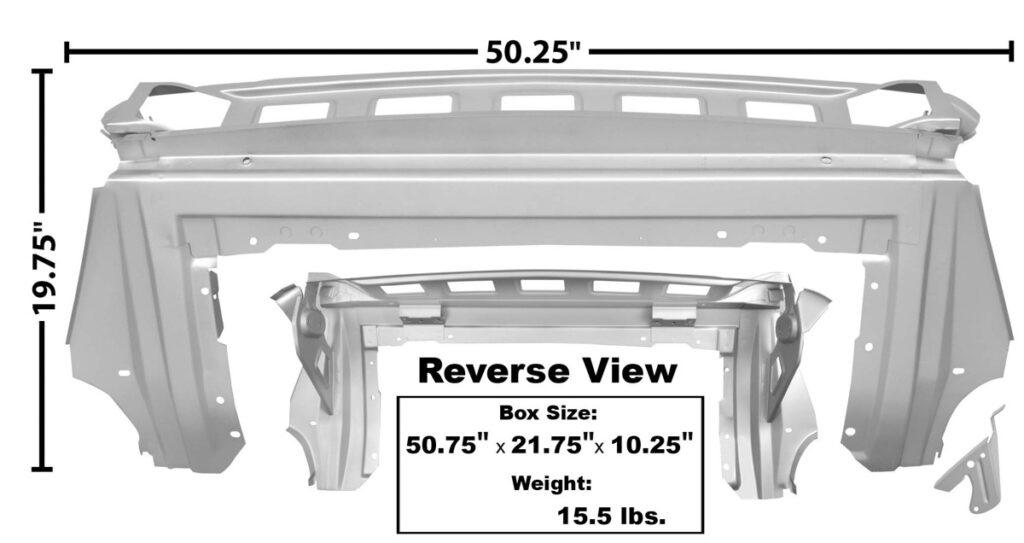 1967-68 Ford Mustang Coupe to Fastback Conversion Kit - Dynacorn ...