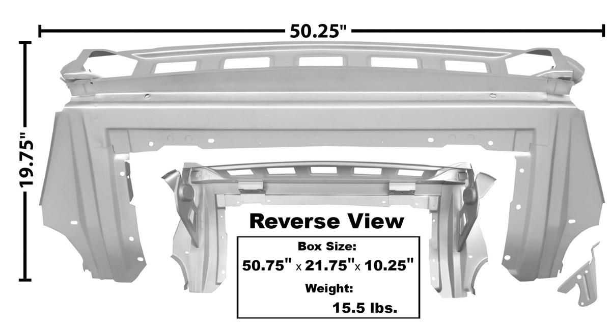 1967-68 Ford Mustang Coupe to Fastback Conversion Kit - Dynacorn ...