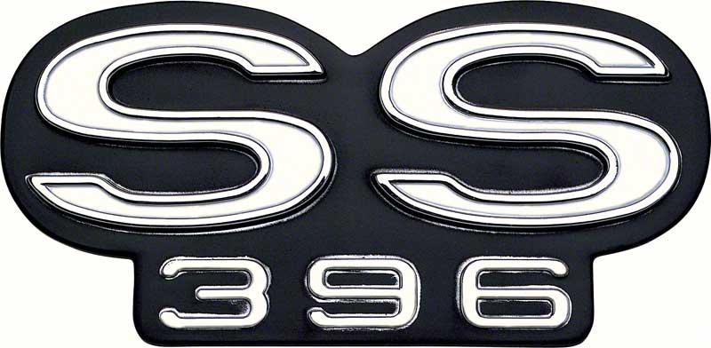 1967 Chevelle SS 396 Rear Panel Emblem - OER 4229992 - Classic Body Parts