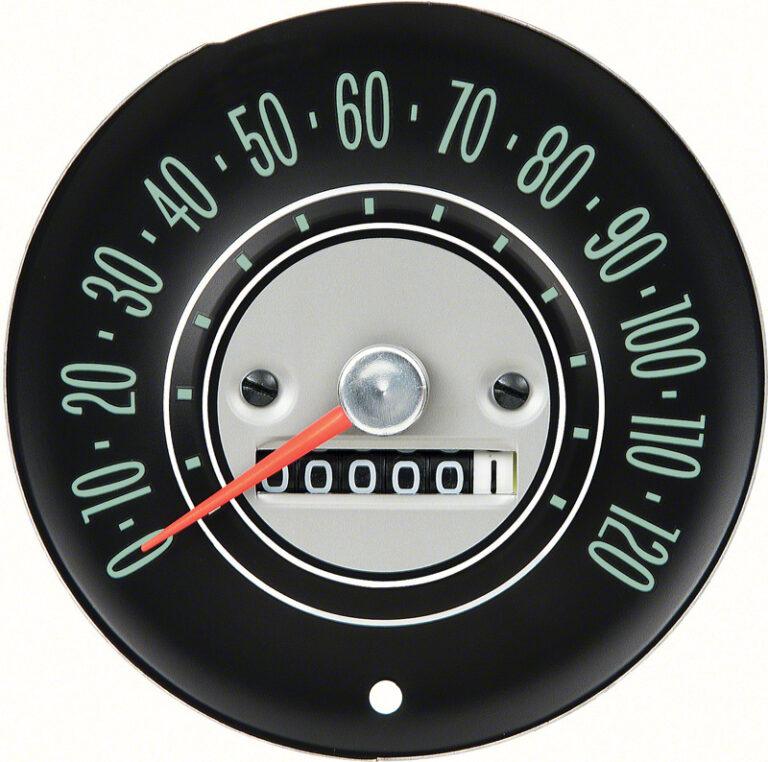 1965 Chevy II, Nova In Dash Speedometer 120 MPH - OER 6455482 - Classic ...