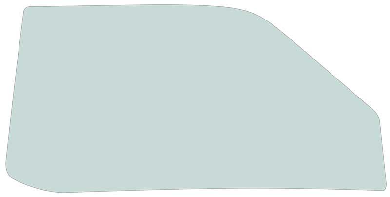 1983-93 Mustang, 1983-86 Capri Sedan & Hatchback Door Window Glass ...