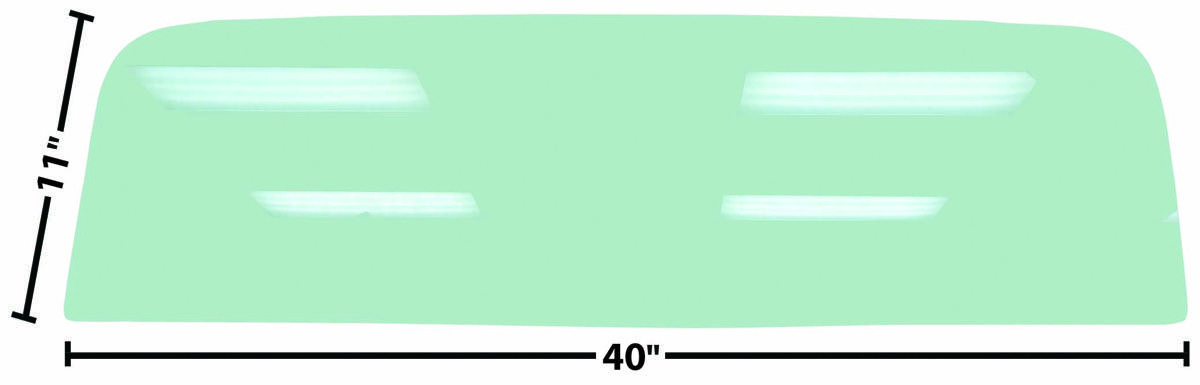 1967-72 Chevrolet Truck Rear Window Small Tinted - Dynacorn G1118A ...