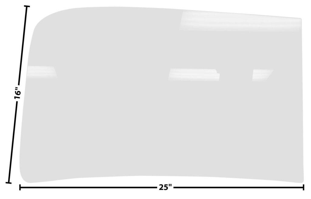 1947-53 Chevrolet Truck Windshield RH/LH Clear - Dynacorn G1150 ...