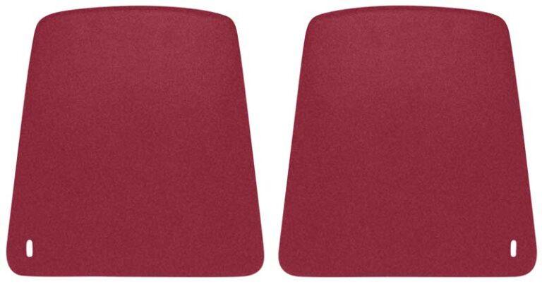 1967-70 Camaro, Firebird Bucket Seat Back Panels Red Pair GM Licensed ...