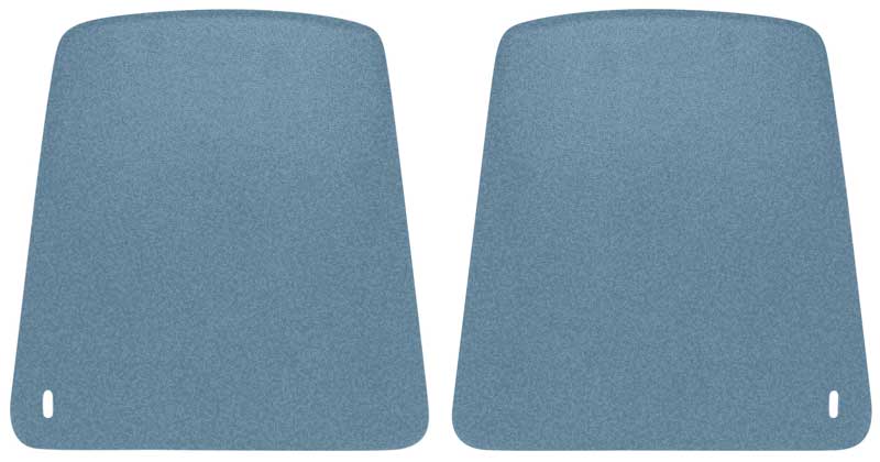 1967 Camaro Bucket Seat Back Panels Light Blue Pair - OER K1073 ...