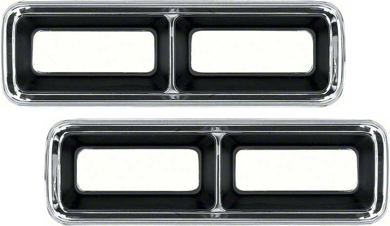 1968 Camaro Rear Tail Lamp Bezel Set RH & LH pair - OER R5223 - Classic ...