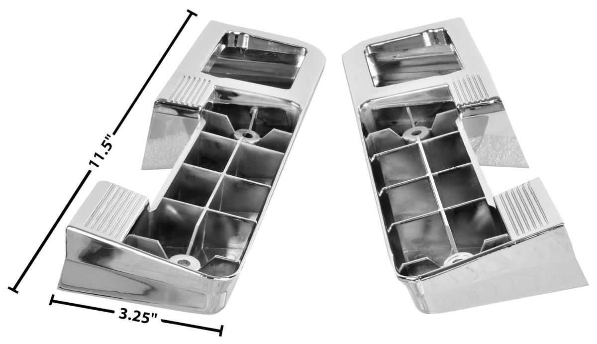 1964-67 Chevrolet Chevelle Arm Rest Base Rear Pair - Dynacorn M1040H ...
