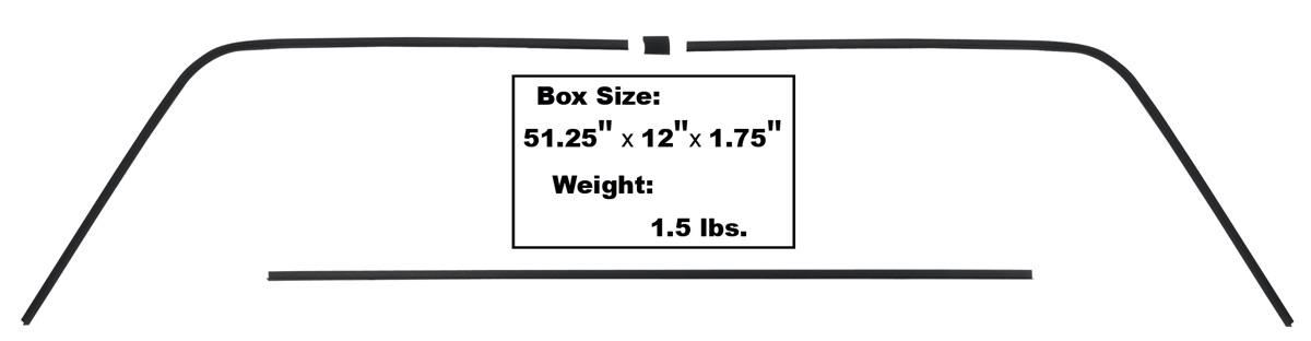 1968-70 Dodge Charger Rear Window Interior Trim 4 Pieces - Dynacorn ...