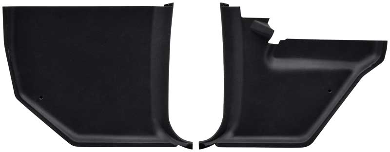 1966-70 Mopar B-Body Black Kick Panels Pair - OER MB1968100 - Classic ...