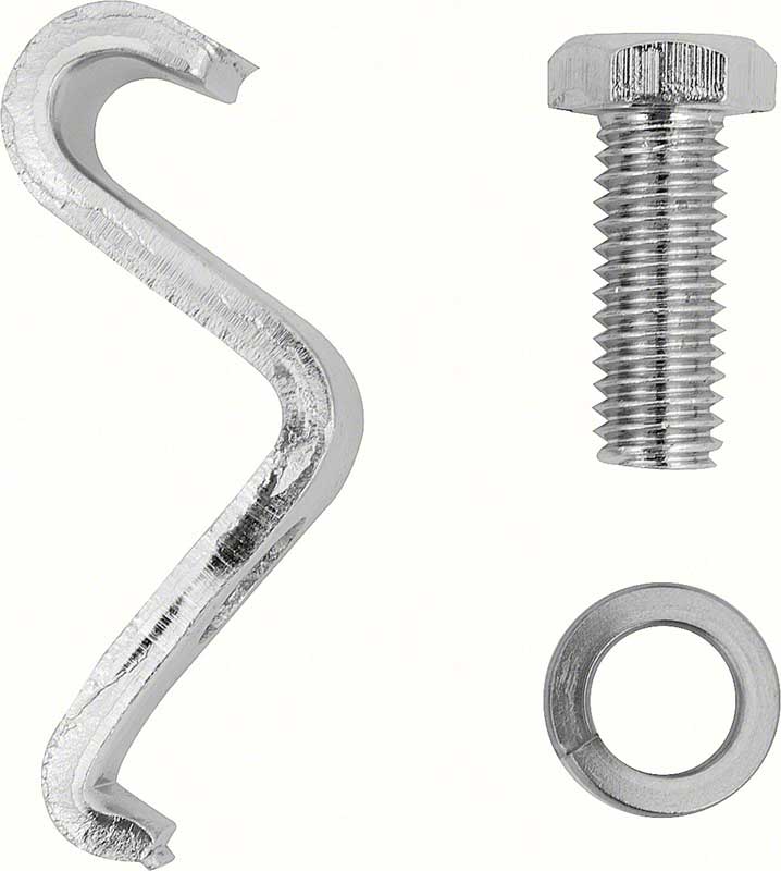 1963-66 Impala, Bel Air, Biscayne, Caprice Rear Bumper Guard Mounting ...