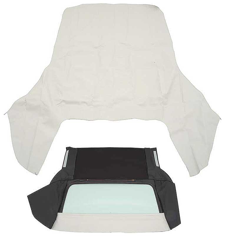 1971-76 GM B-Body Convertible Top Kit With Glass Window With Zipper ...