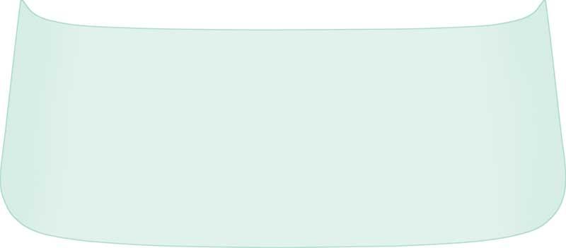 1966-67 Chevy II, Nova Rear Window Glass Green Tinted 2 or 4 Door Sedan ...