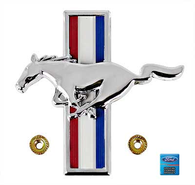 1971-73 Ford Mustang Mach 1 Front Grille Emblem - Ford Tooling - OER ...
