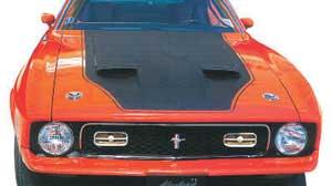 1971-73 Ford Mustang; Mach 1 NASA (NACA) Hood Paint Stencil Kit - OER ...