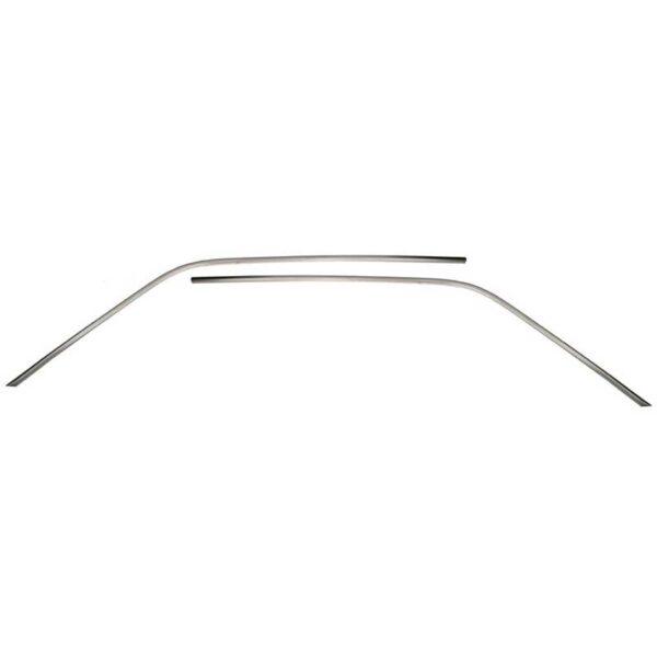 1969-70 Mustang Fastback Roof Rail Moldings Stainless Pair - OER ...