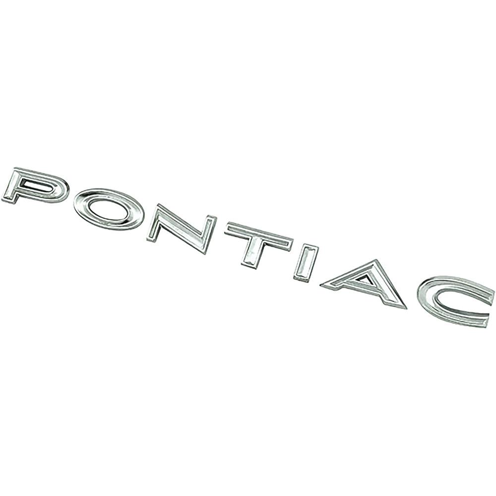 1966-69 Pontiac Lemans, Tempest, GTO PONTIAC Nameplate Trunk Letter Set ...
