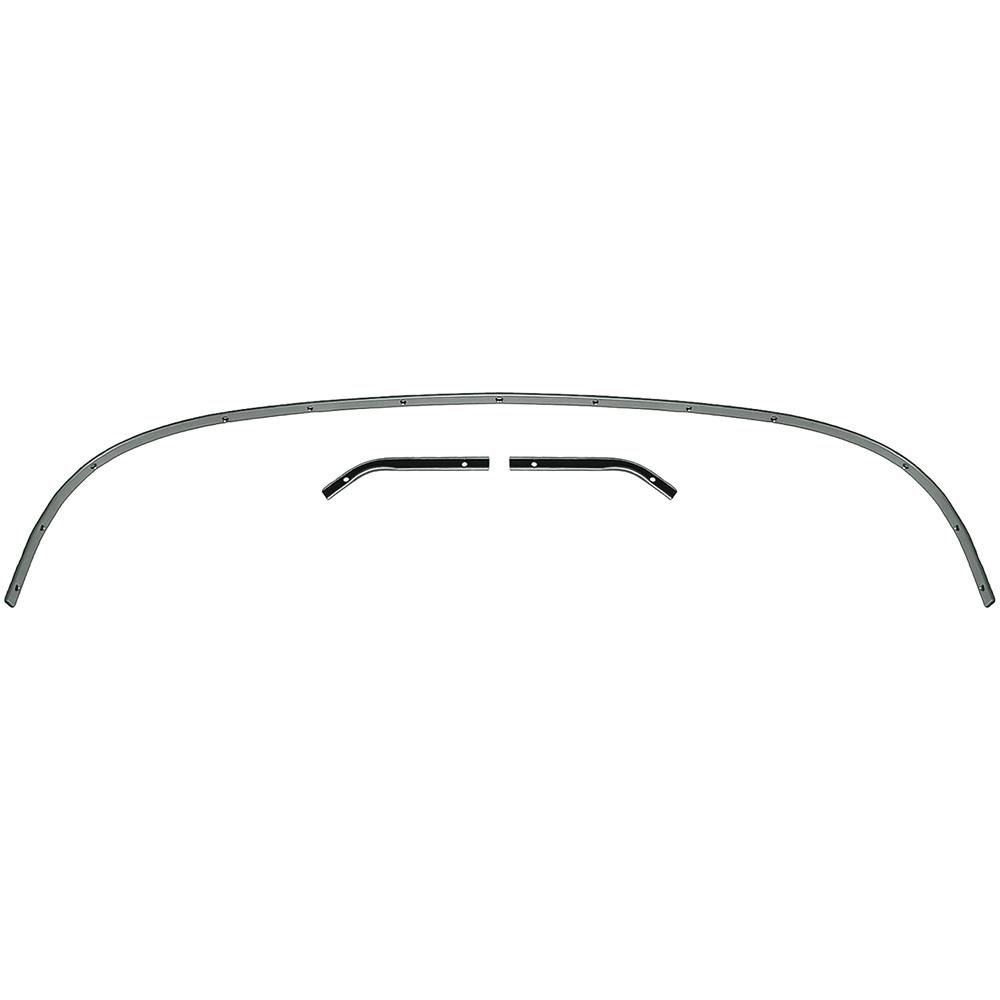 1965-66 Impala GM B-Body Convertible Top Rear Tack Strip Bow Set ...