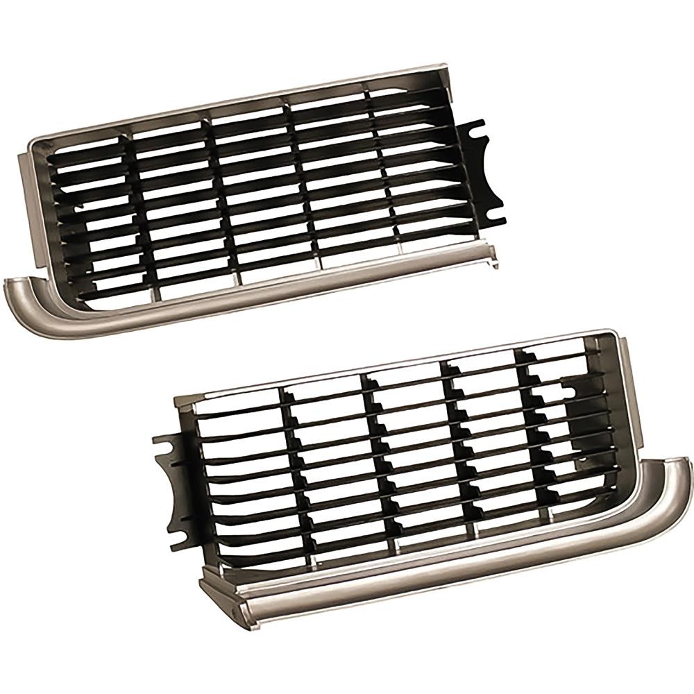 1969 Oldsmobile Cutlass, 442, F85 Radiator Grille Black/Silver - OER ...