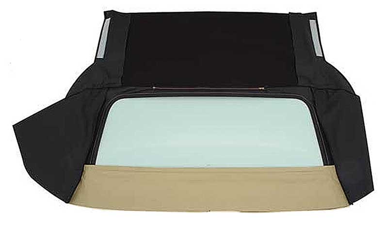 1961-64 GM B-Body Convertible Rear Window Only Glass Vinyl Buckskin ...