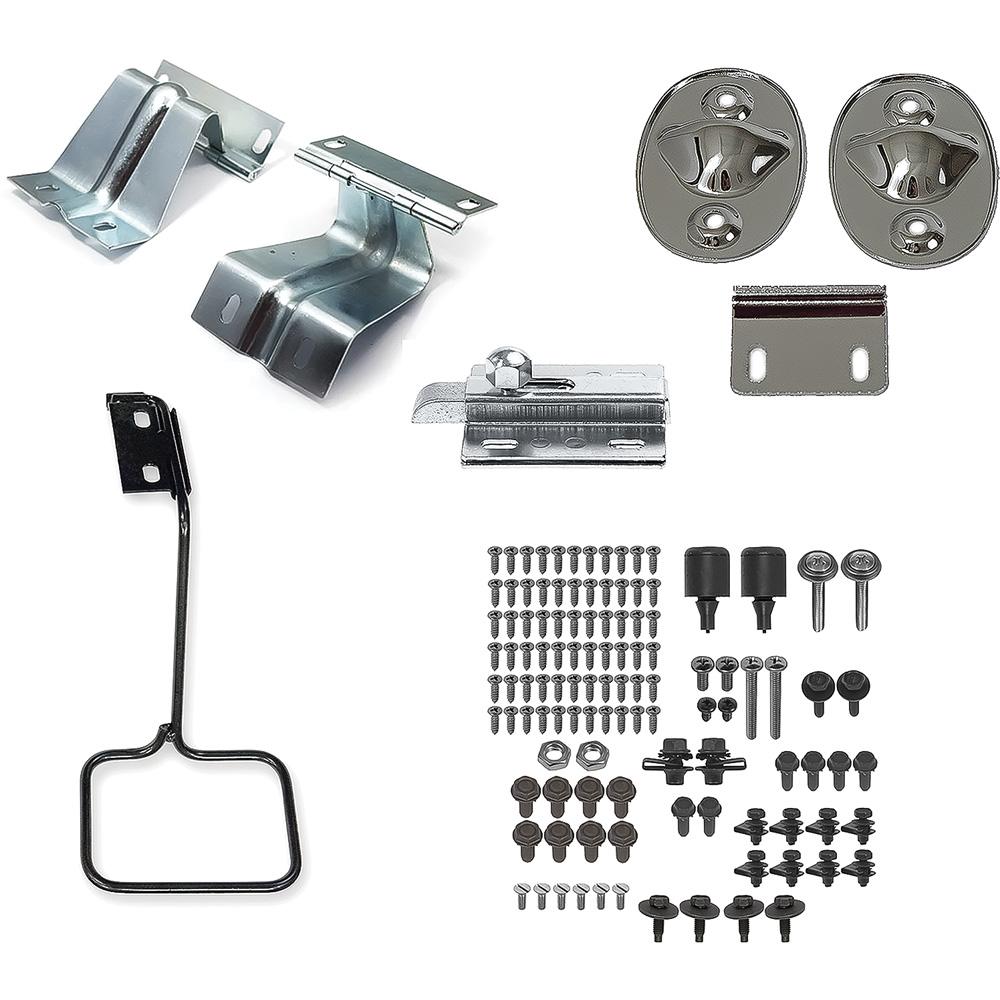 1968 Mustang Fastback Trap Door Hardware Component Kit - OER - Classic ...
