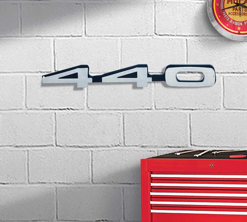 Photorealistic Metal Sign 440 Logo Measures 20" X 2" - OER - Classic ...