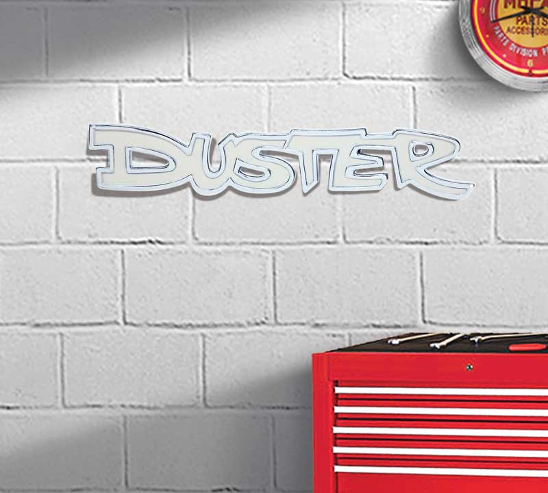 Photorealistic Metal Sign Duster Logo Measures 20" X 4" - OER - Classic ...