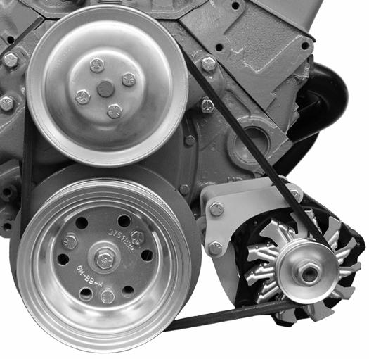 Small Block Chevy SWP Low Mt Alt Bracket For Small GM Alt - Alan Grove ...