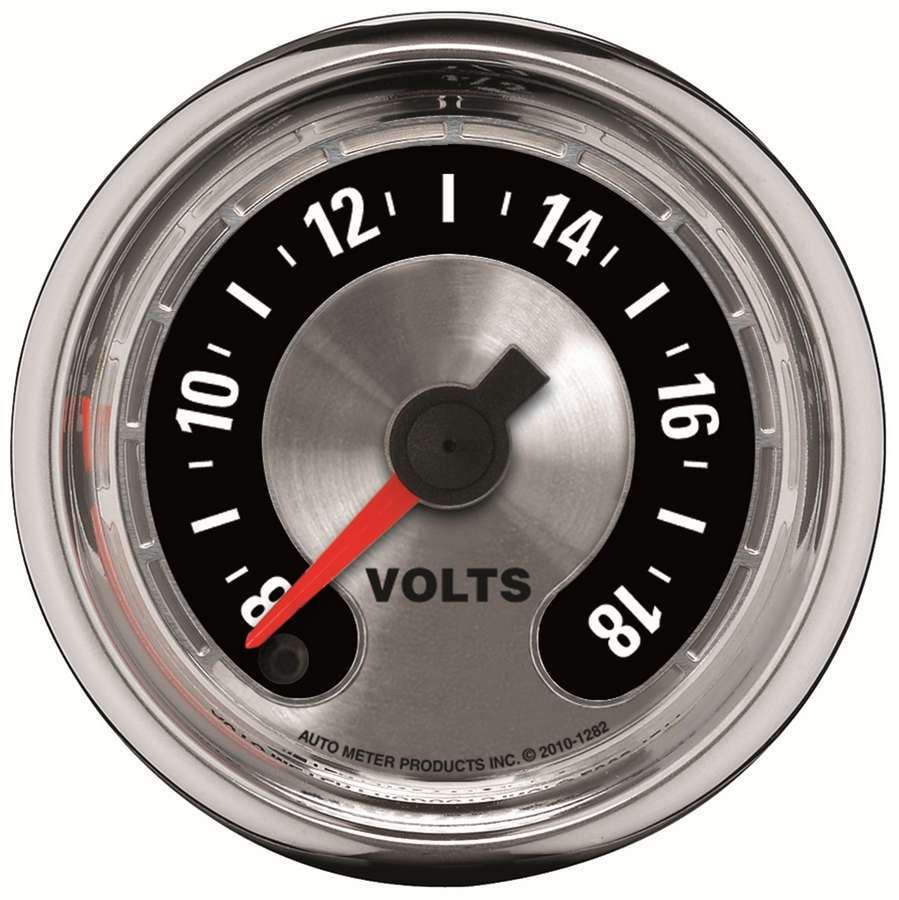 Auto Meter American Muscle Series 2-1/16" 8-18 Volt Full Sweep Electric ...