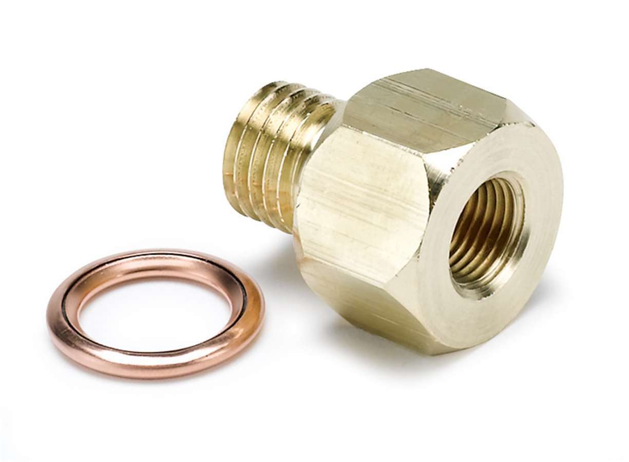 LS Engine; Coolant Sensor Adapter; Brass; 12mm - Autometer - Classic ...