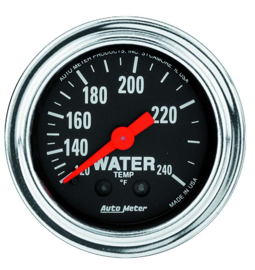 Auto Meter Traditional Chrome 2-1/16" Full Sweep 120¬∫-240¬∫ Mechanical ...