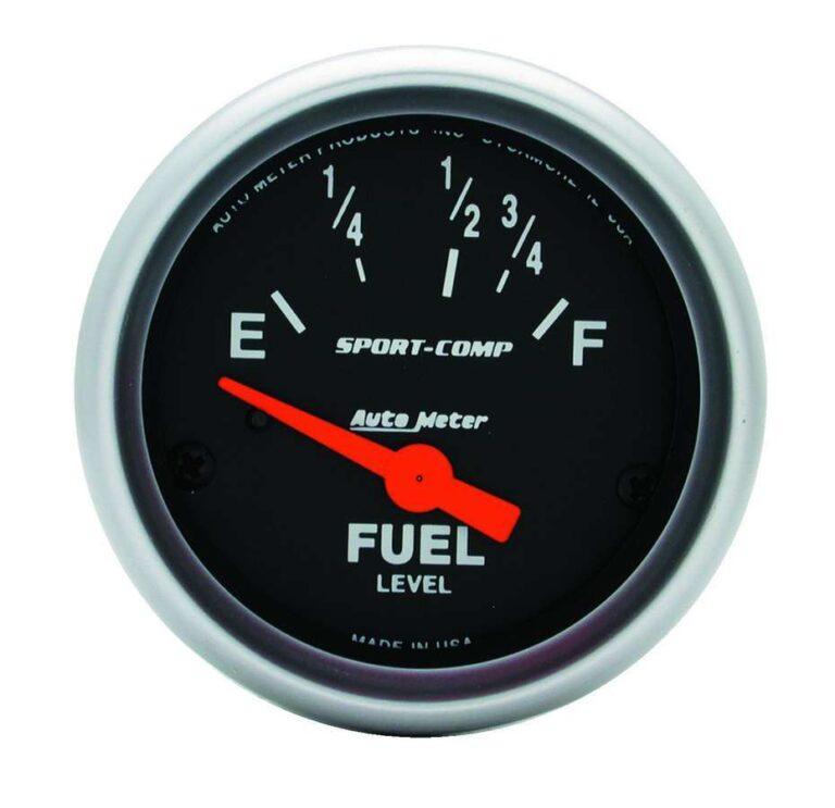 Auto Meter Sport Comp Series 2-1/16" 15-160 Ohm Electric Short-Sweep ...