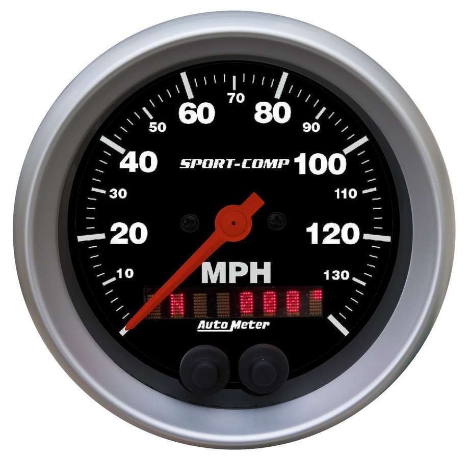 Auto Meter Sport Comp Series In-Dash 3-3/8" 140 MPH GPS Speedometer ...