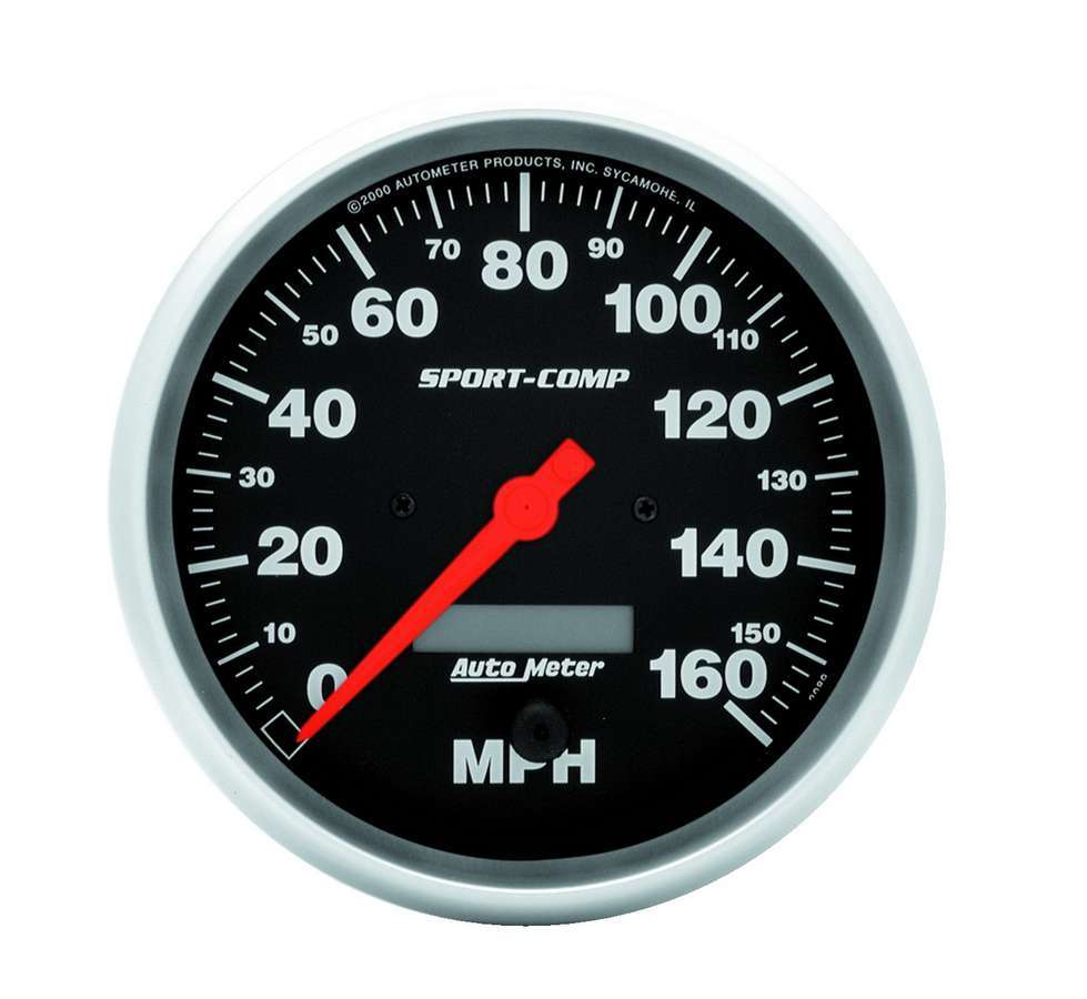 Auto Meter Sport Comp Series 5" 160 MPH Programmable Electronic In Dash ...