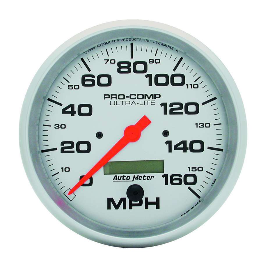 Auto Meter Ultra-Lite Series 5" 160 MPH Programmable Electronic In Dash ...