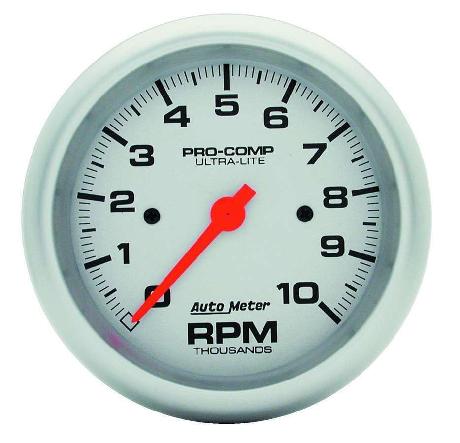Auto Meter Ultra-Lite Series 3-3/8" Full Sweep 10,000 RPM In Dash ...