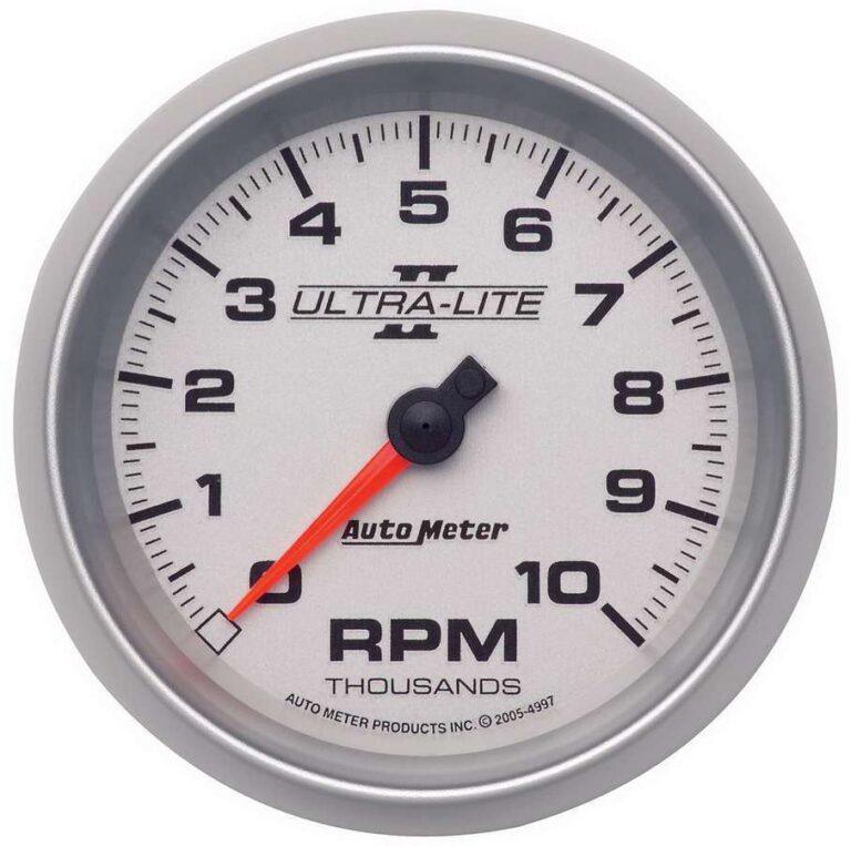 Auto Meter Ultra-Lite II Series 3-3/8" Full Sweep 10,000 RPM In Dash ...