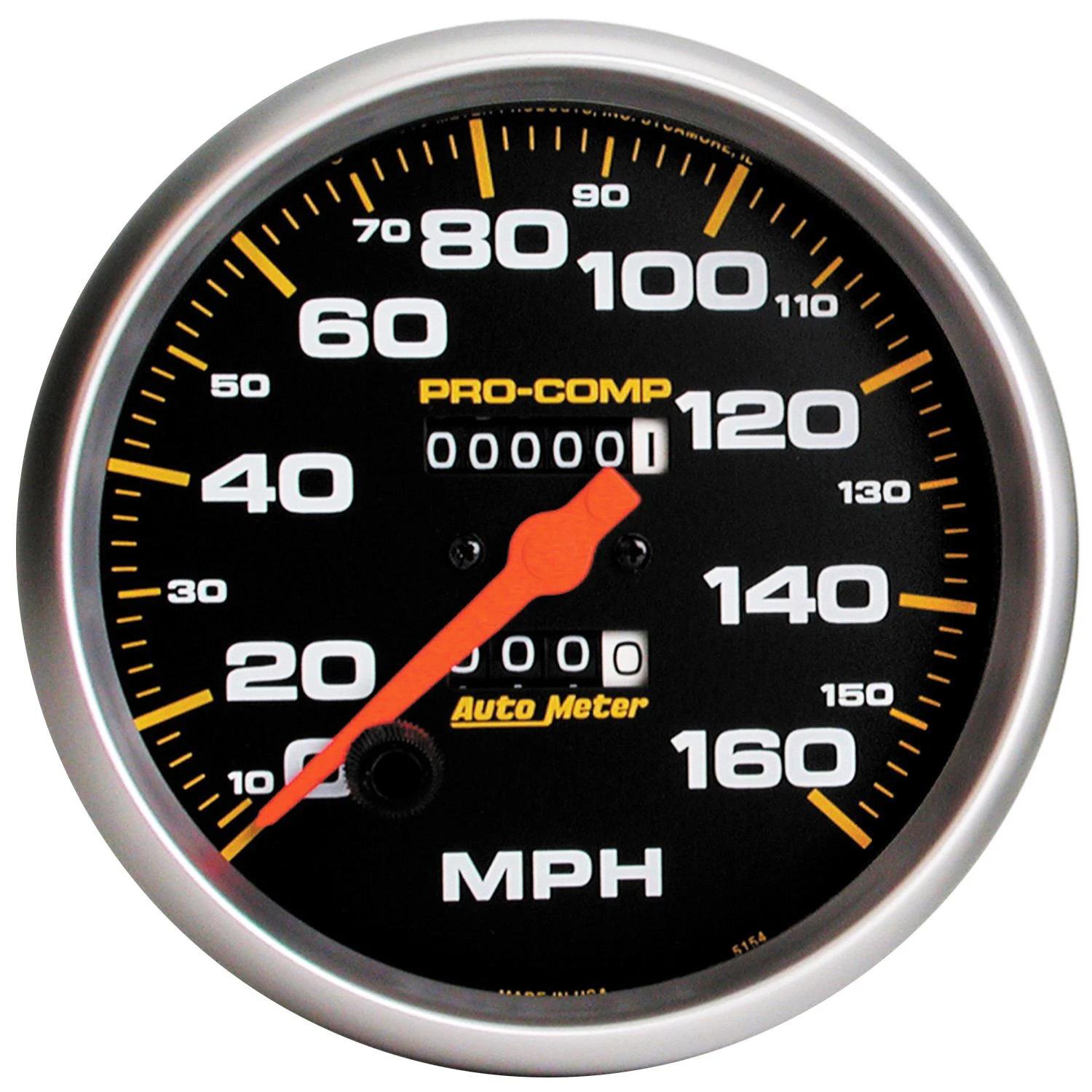 160 Mph Mech Speedo 5in - Autometer - Classic Body Parts