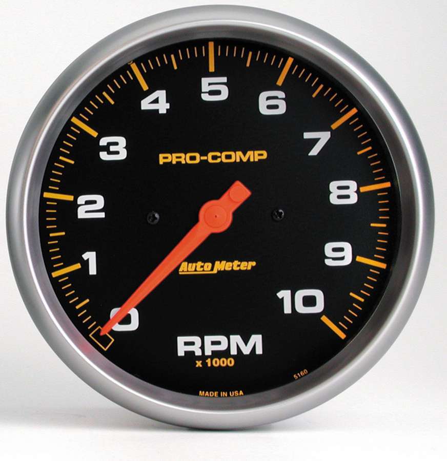Auto Meter Pro Comp Series 5" 10,000 RPM In Dash Tachometer - Autometer ...