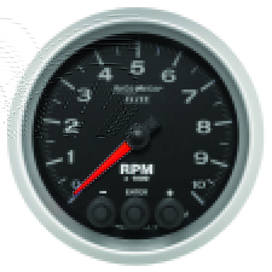 AutoMeter Elite Series 3-3/8" 1-10,000 RPM In Dash Tachometer - w/ Peak ...