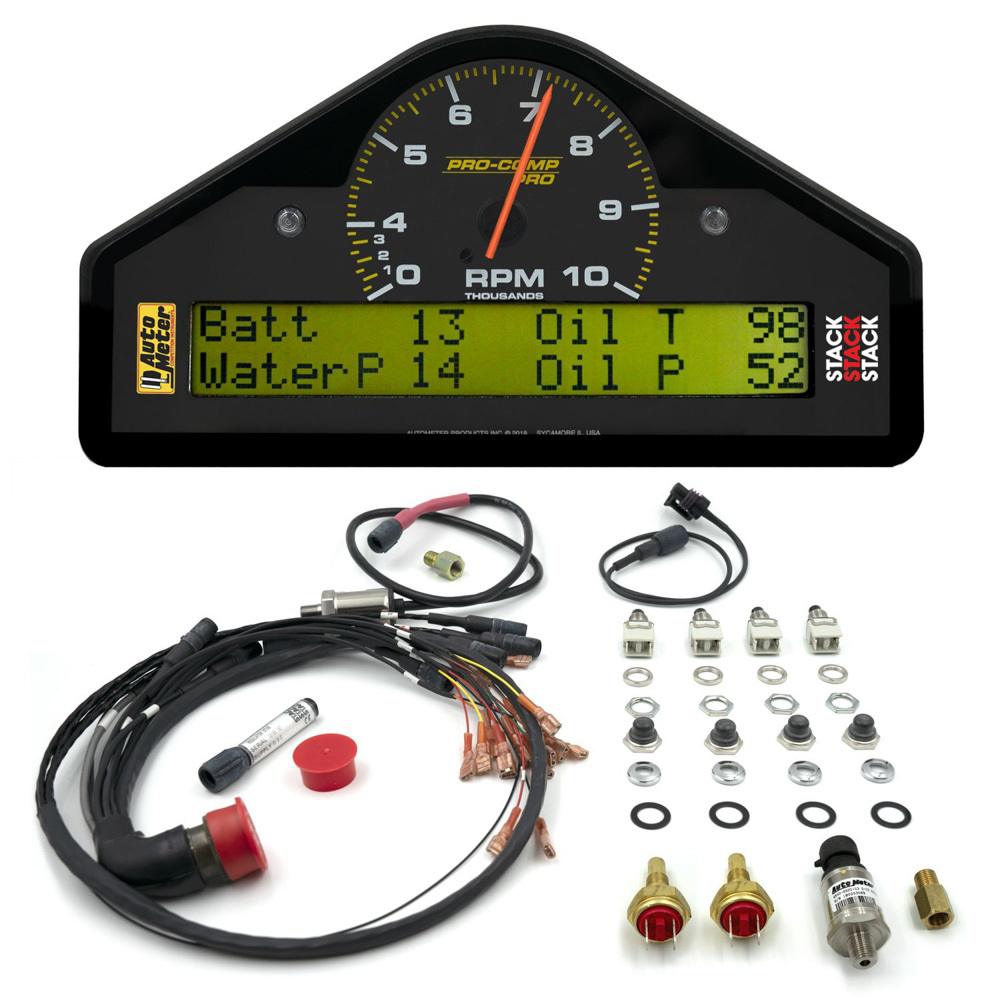 Pro-Comp Race Dash 0-4-10K RPM 7.5x4.0x1.5 - Autometer - Classic Body Parts