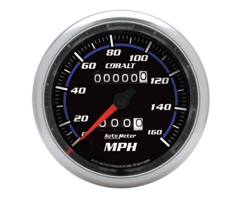 Auto Meter Cobalt Series 3-3/8" 160 Mph Mechanical Speedometer ...