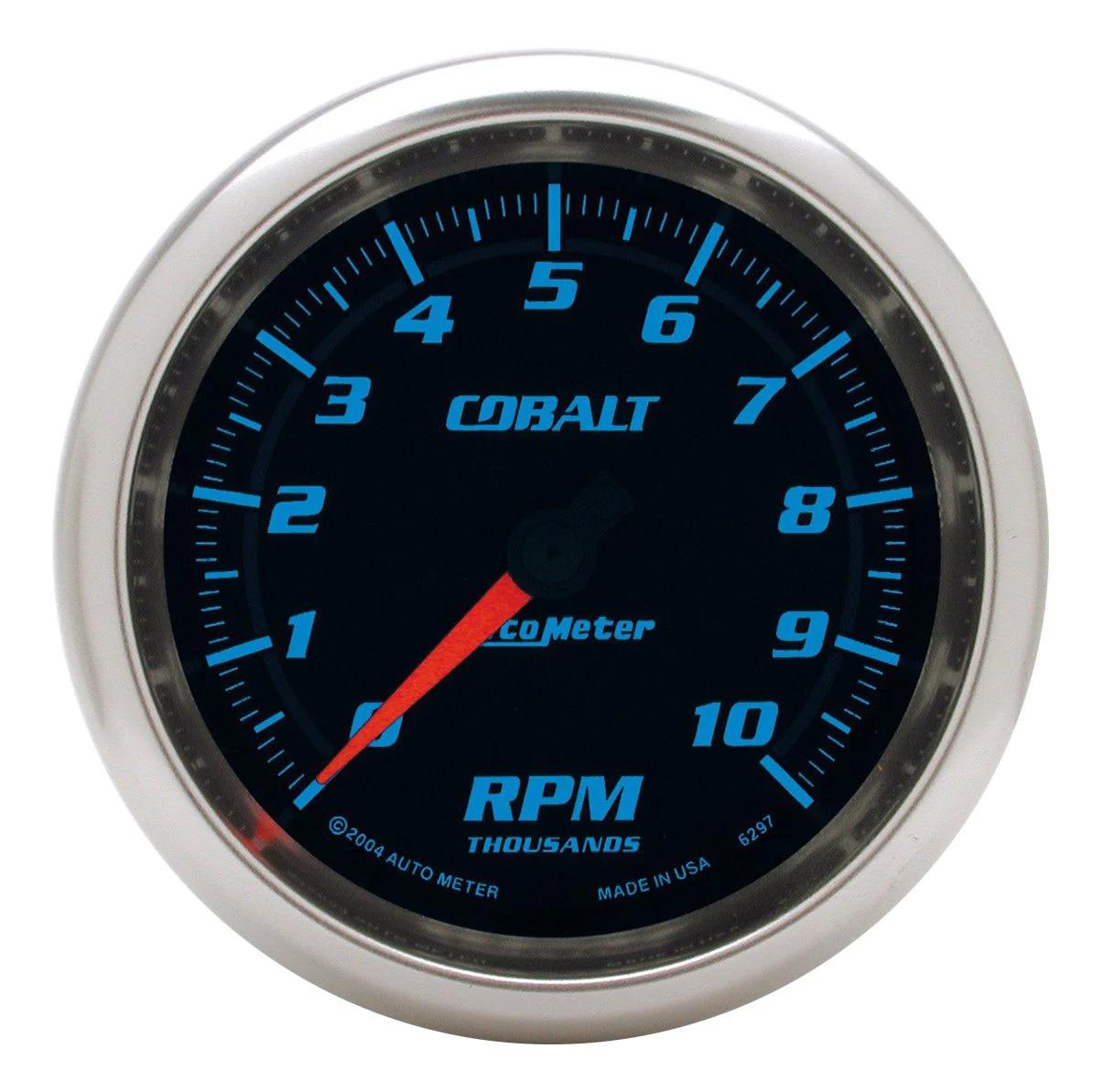Auto Meter Cobalt Series 3-3/8" Full Sweep 10,000 RPM In Dash Tachometer - Autometer - Classic ...