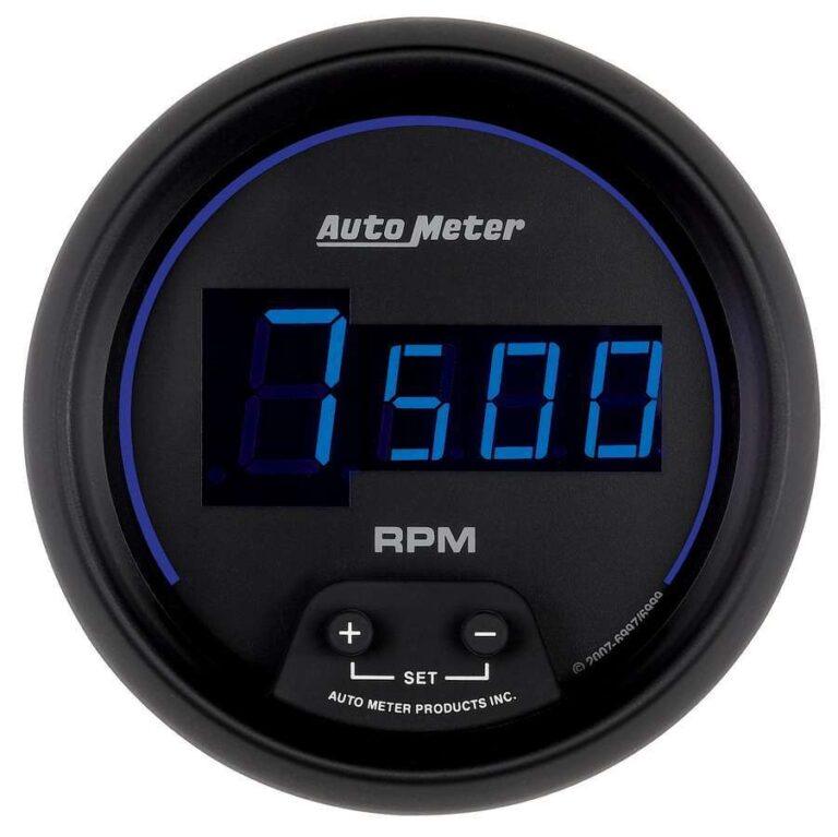 3-3/8 Cobalt Digital In-Dash Tach - Black - Autometer - Classic Body Parts