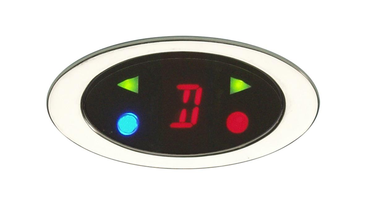 Elliptical digital gear shift indicator with indicators, 2 1/2 x 1 1/4 ...