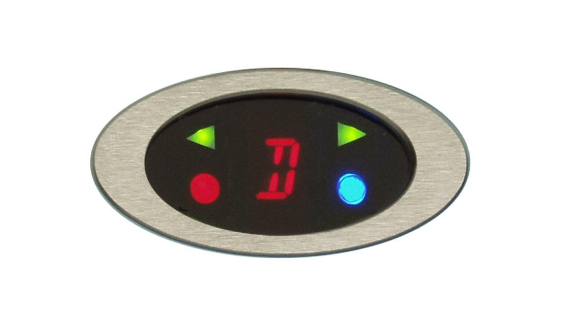 Elliptical digital gear shift indicator with indicators, 2 1/2 x 1 1/4 ...