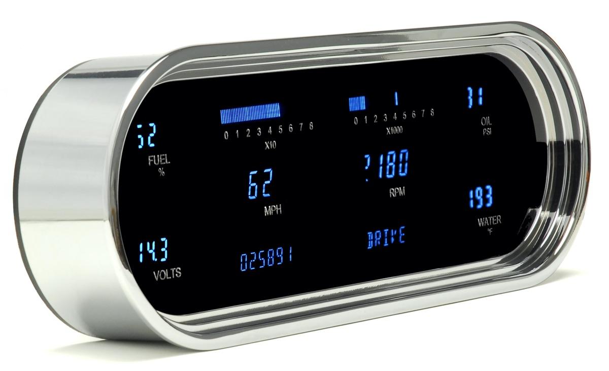 Universal Recessed Oval Instrument System - Blue - Dakota Digital ...