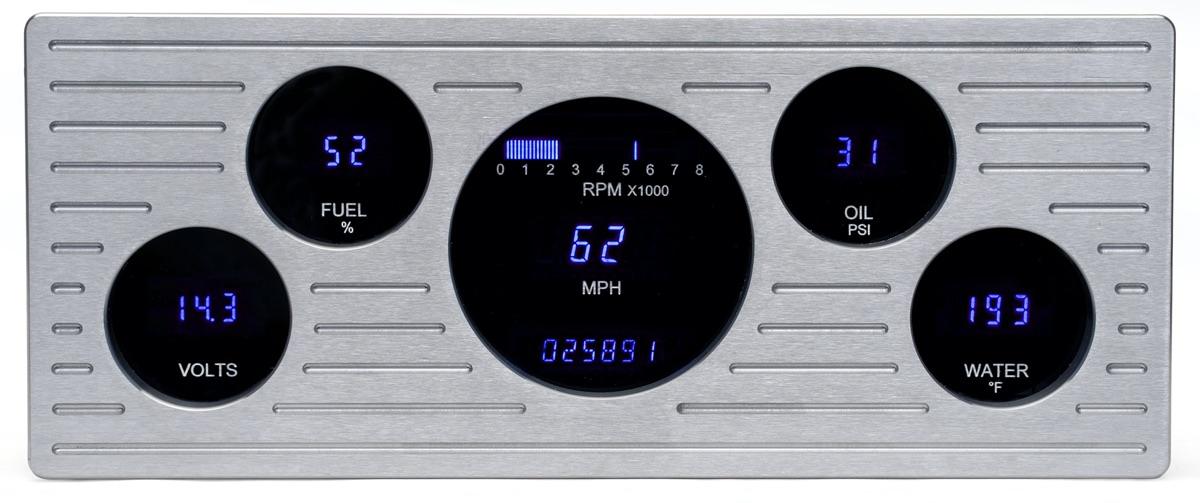 39 Ford VFD instrumentation system w/Blue and Teal Lenses - Dakota ...